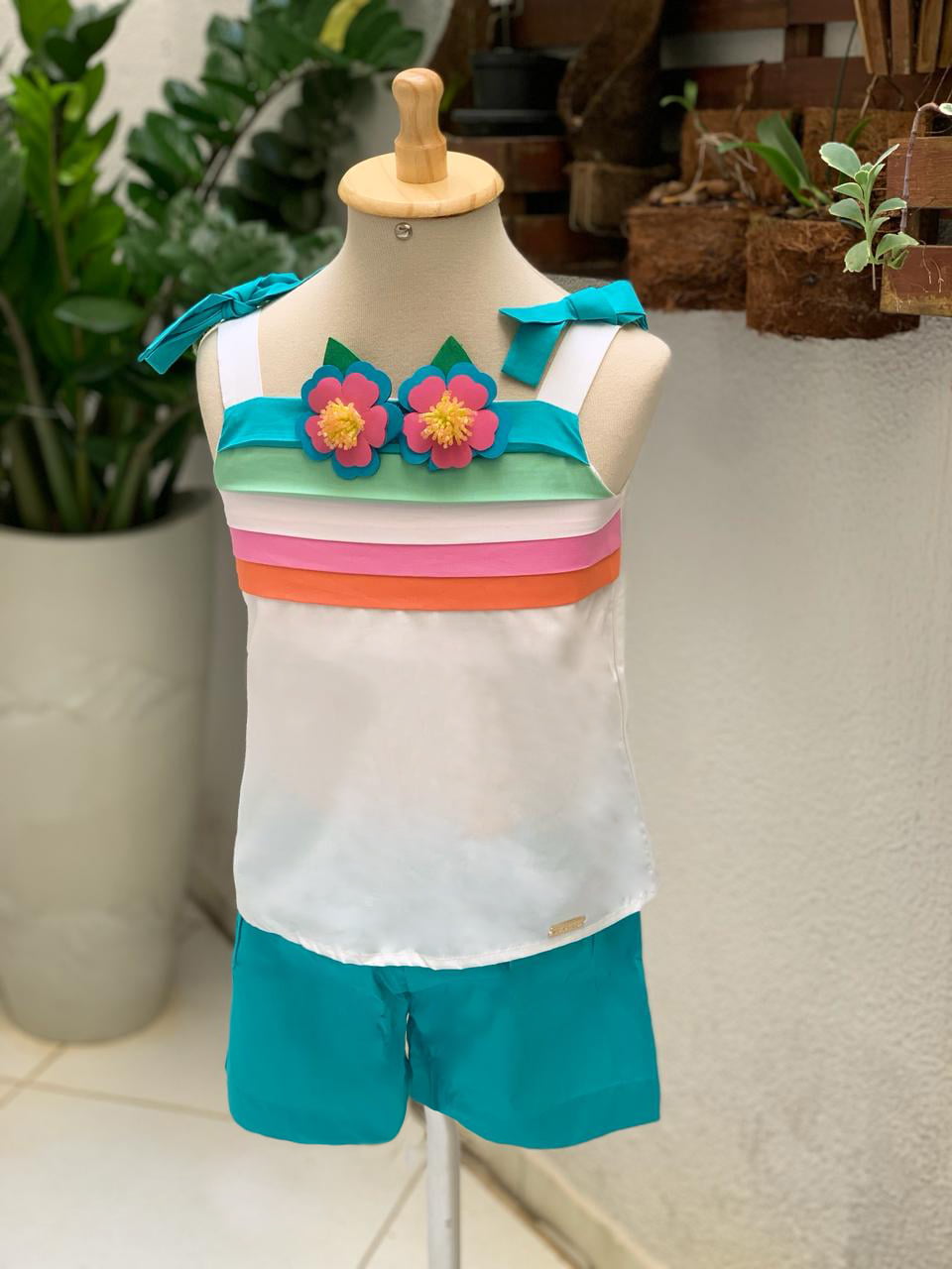 Conjunto Arco-íris - Sofia Handmade